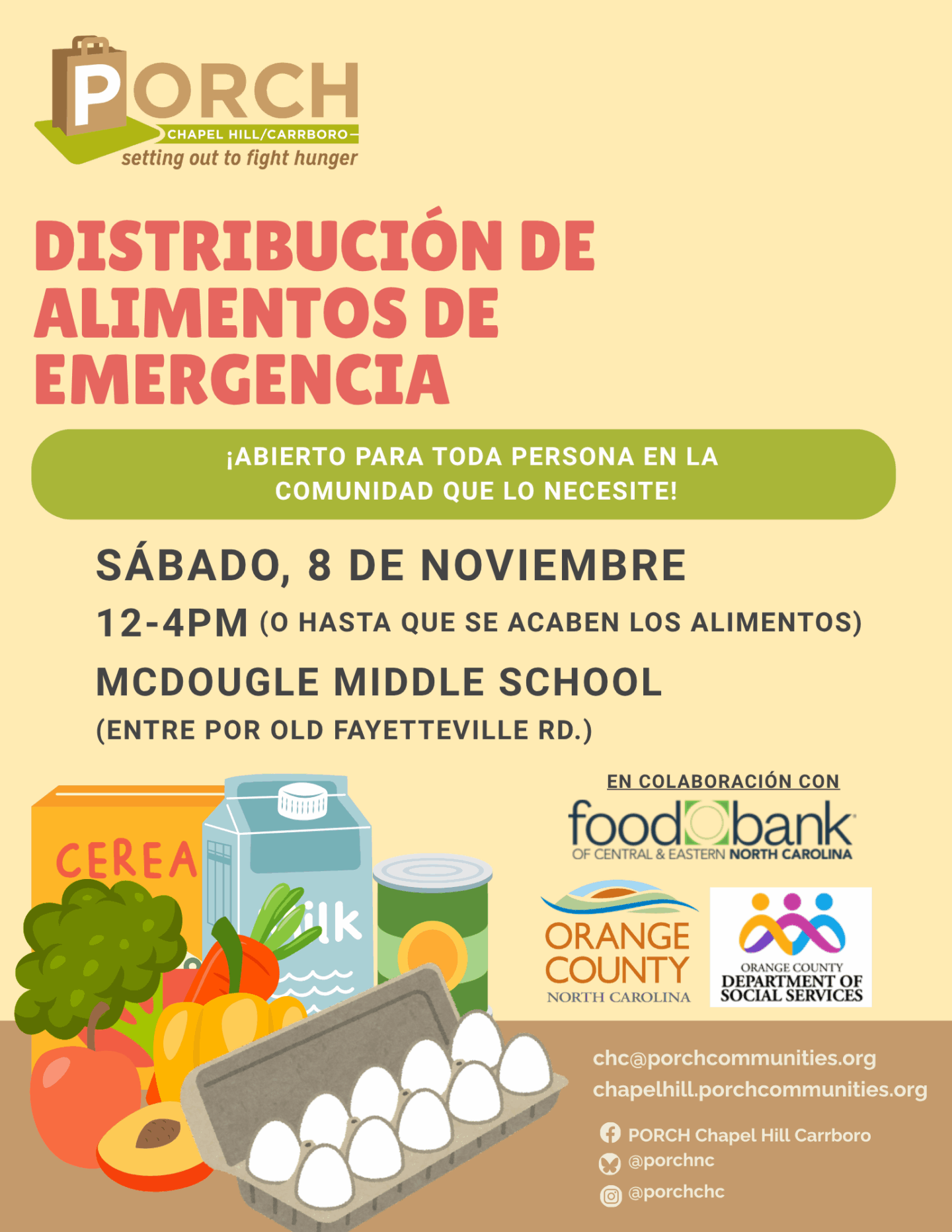 EMERGENCY FOOD DISTRIBUTION | DISTRIBUCIÓN DE ALIMENTOS DE EMERGENCIA ...